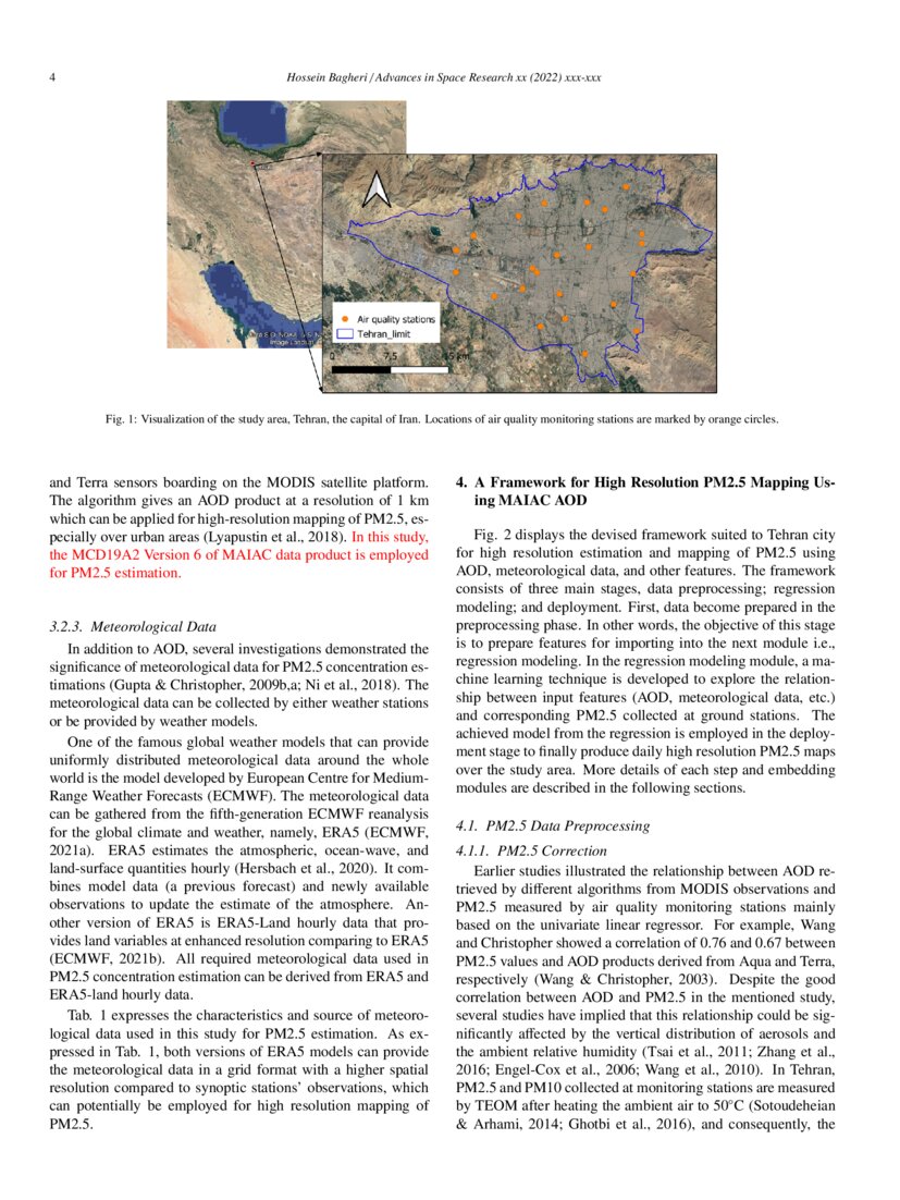 A machine learning-based framework for high resolution mapping of PM2.5 ...