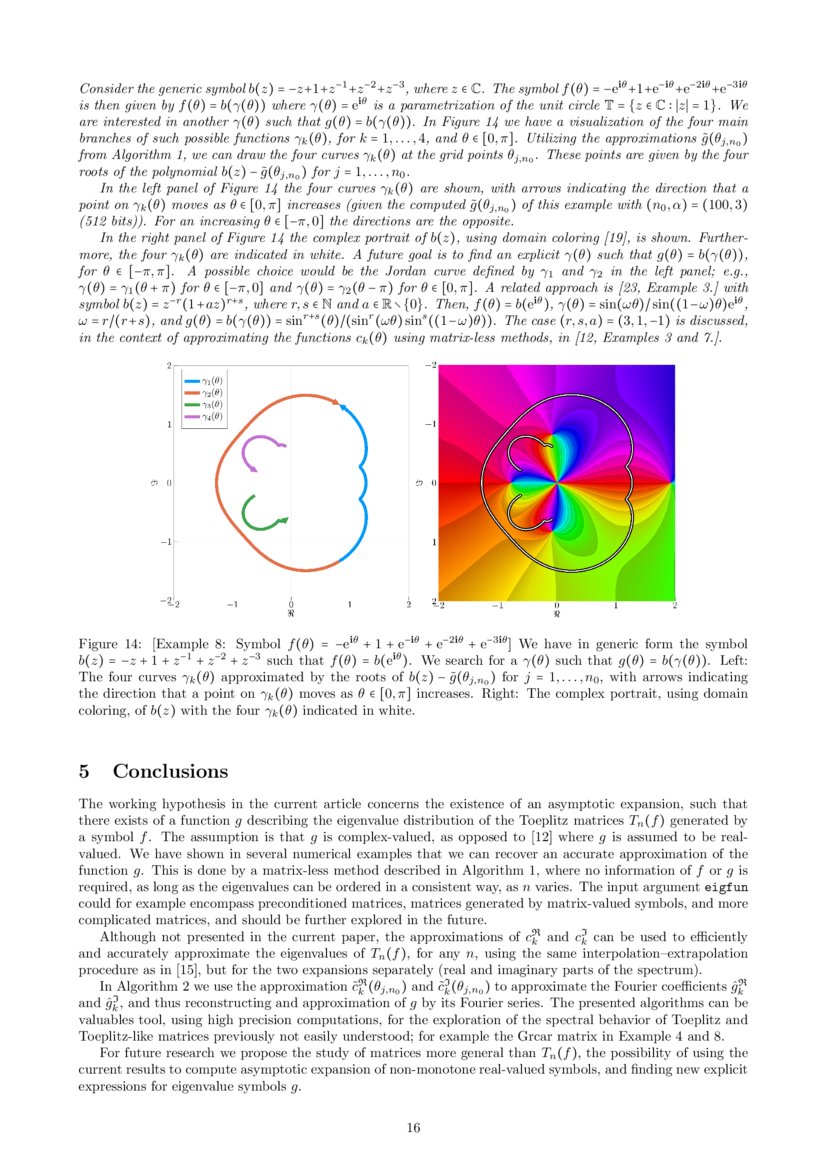 A Matrix Less Method To Approximate The Spectrum And The Spectral Function Of Toeplitz Matrices