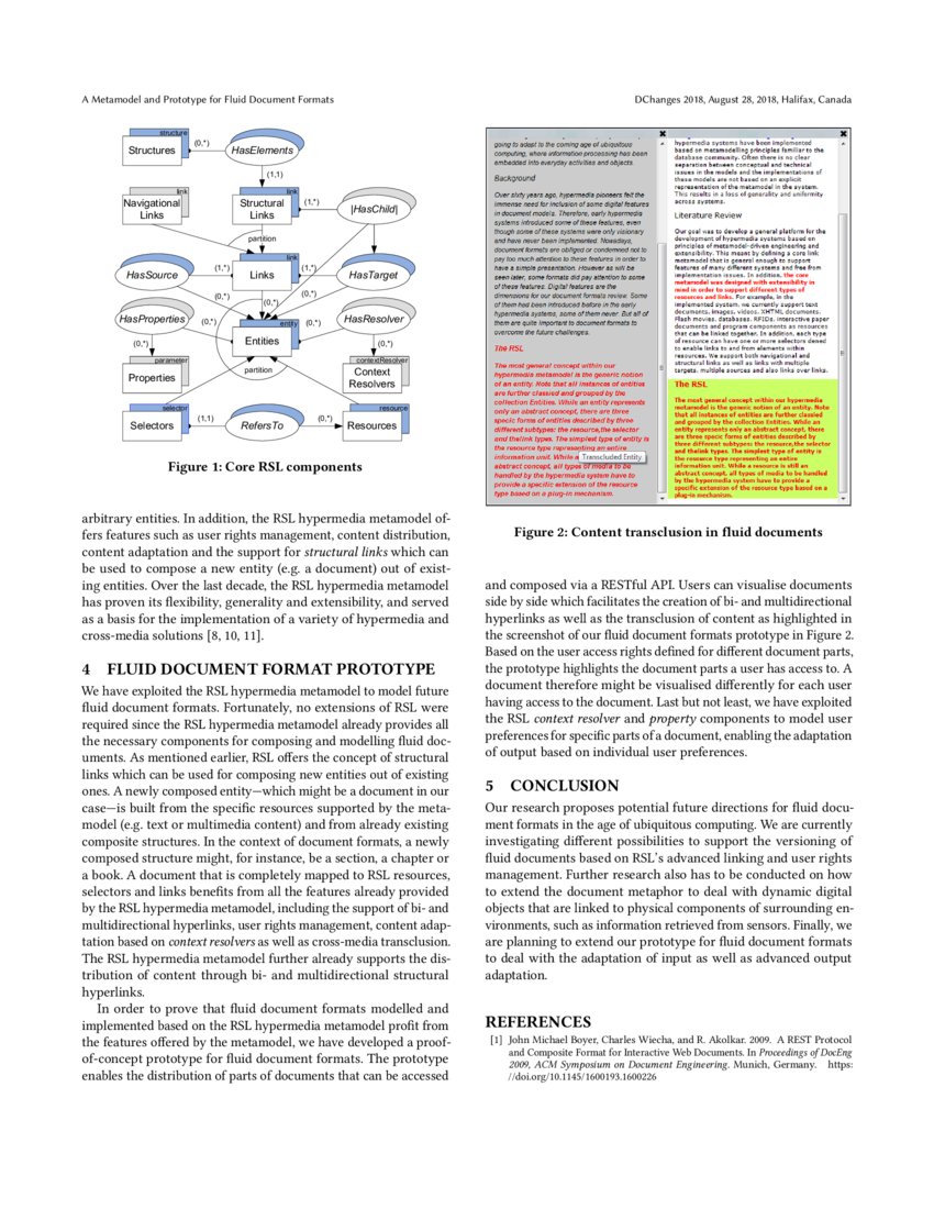 A Metamodel and Prototype for Fluid Document Formats | DeepAI