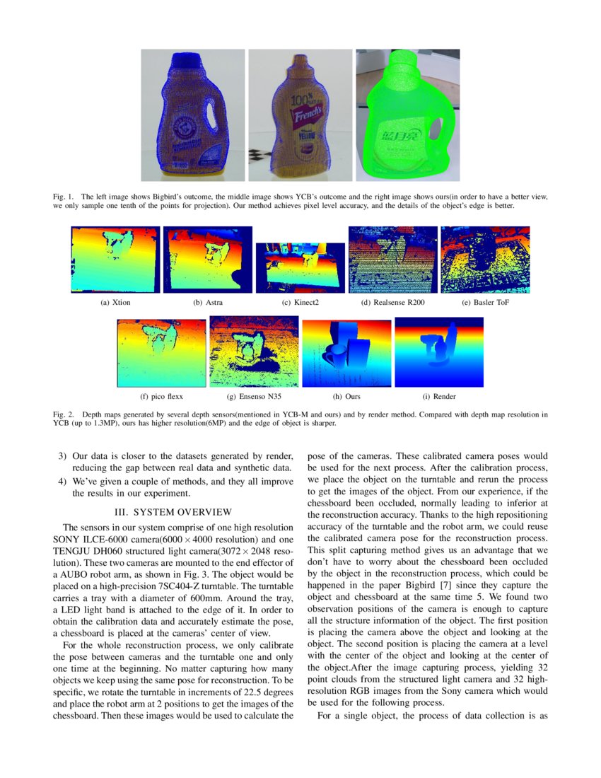 A Method to Generate High Precision Mesh Model and RGB-D Datasetfor 6D ...