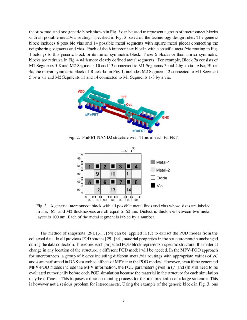 A Methodology for Thermal Simulation of Interconnects Enabled by Model Reduction with Material ...