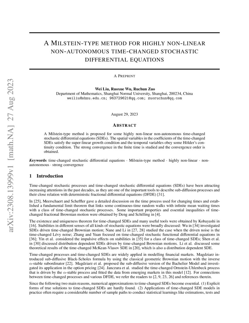 A Milstein-type method for highly non-linear non-autonomous time ...