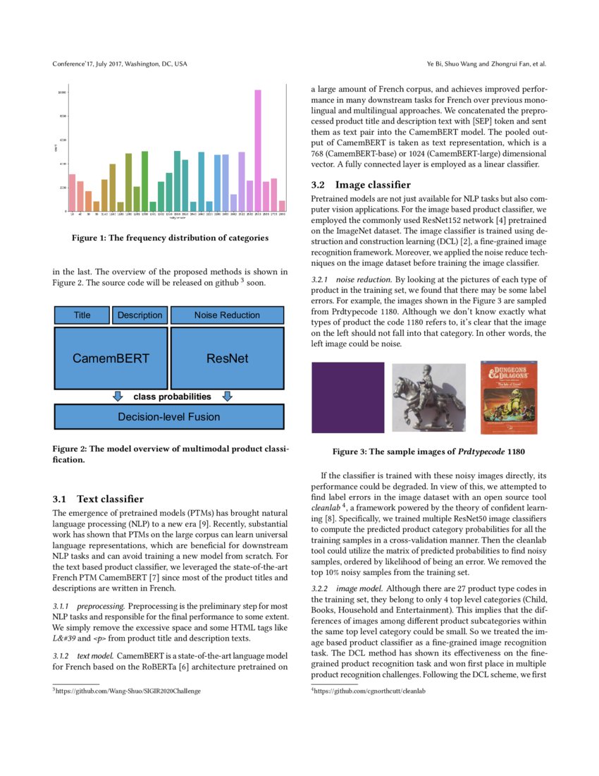 A Multimodal Late Fusion Model for E-Commerce Product Classification | DeepAI