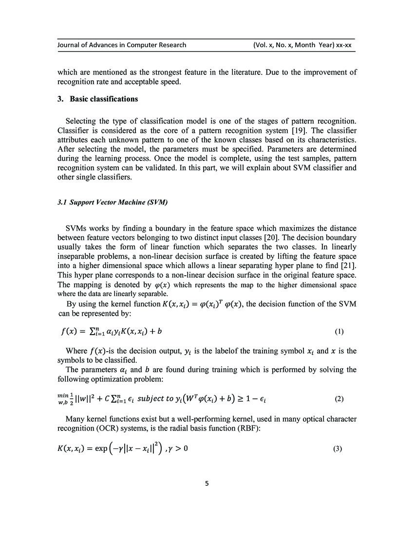 A New Approach In Persian Handwritten Letters Recognition Using Error Correcting Output Coding