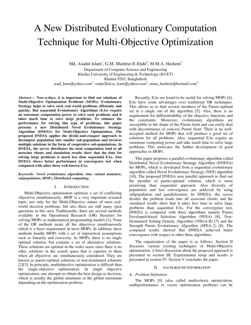 A New Distributed Evolutionary Computation Technique For Multi 0924
