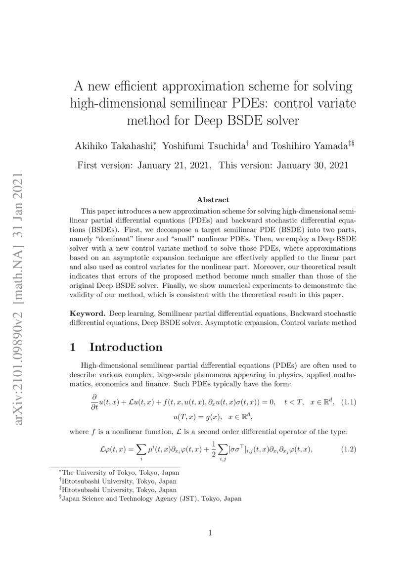 A New Efficient Approximation Scheme For Solving High Dimensional Semilinear Pdes Control