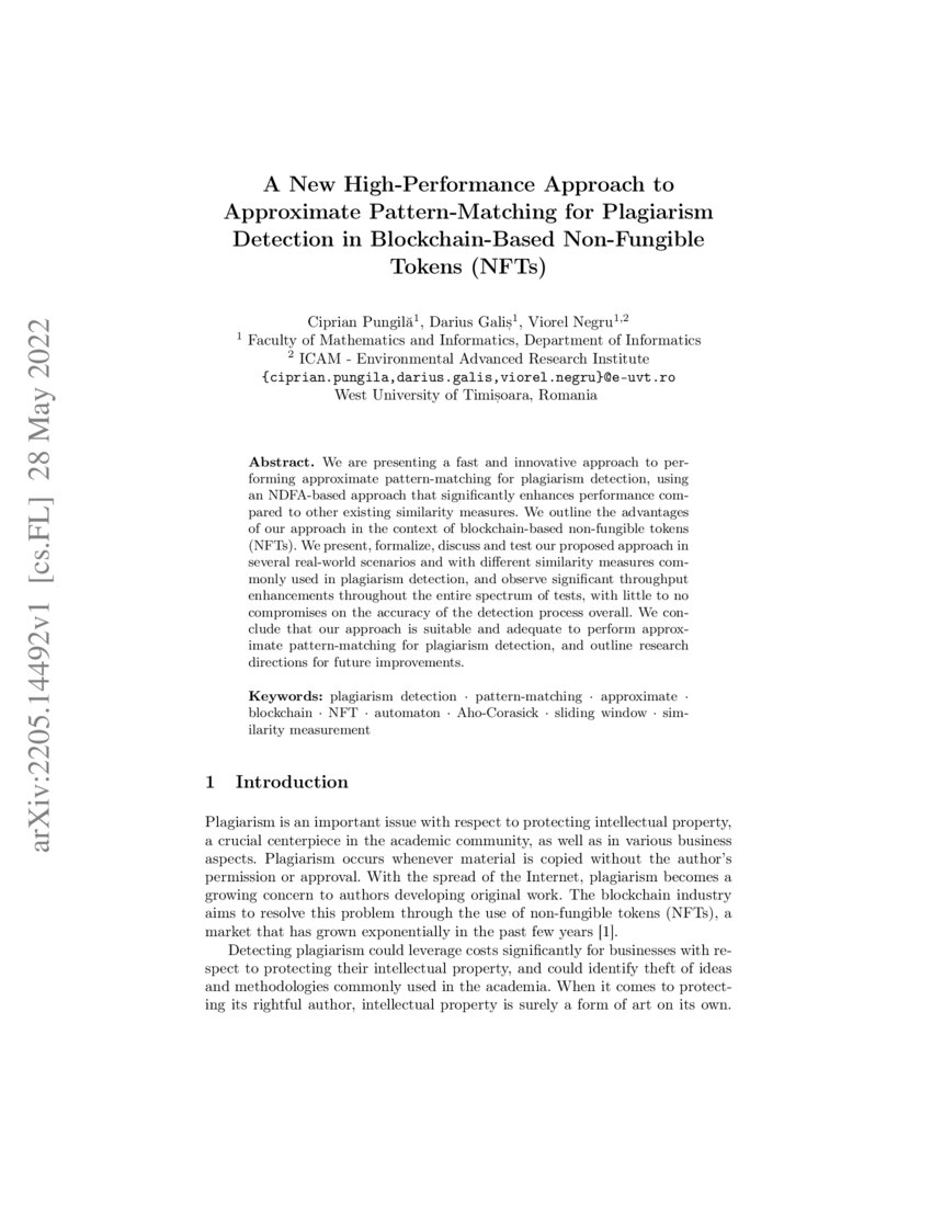 A New High-Performance Approach to Approximate Pattern-Matching for ...