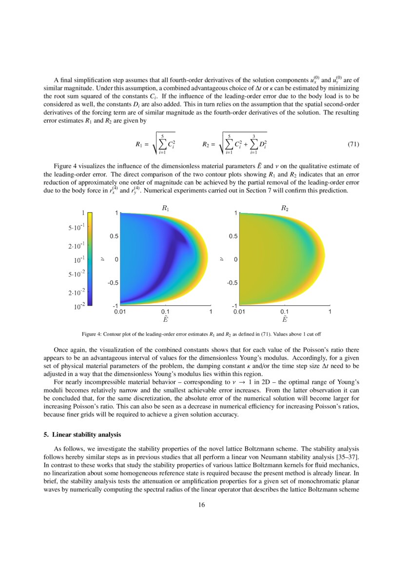 A new Lattice Boltzmann scheme for linear elastic solids: periodic problems | DeepAI