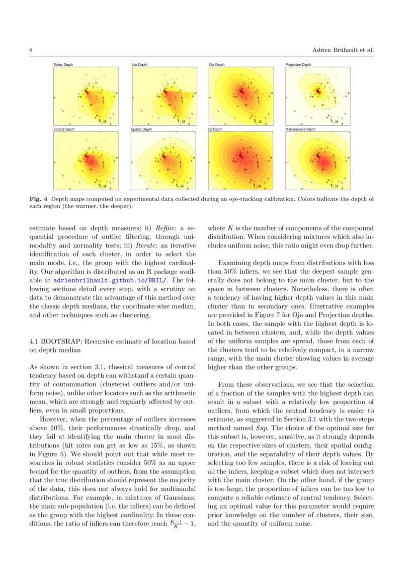 A New Robust Multivariate Mode Estimator for Eye-tracking Calibration | DeepAI