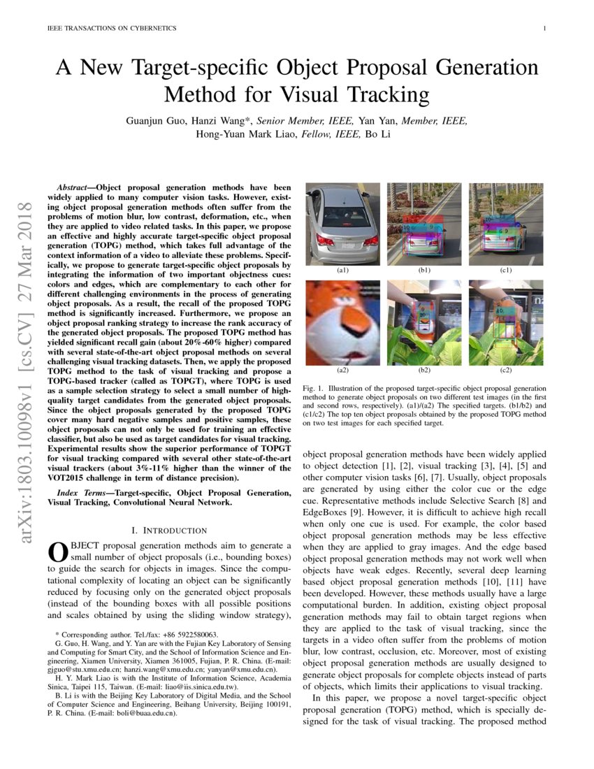 A New Target-specific Object Proposal Generation Method for Visual ...