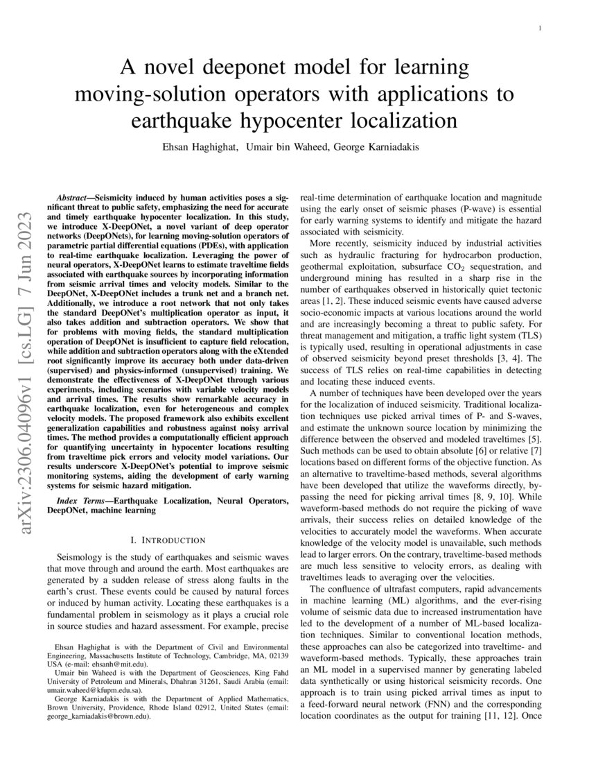 A novel deeponet model for learning moving-solution operators with ...