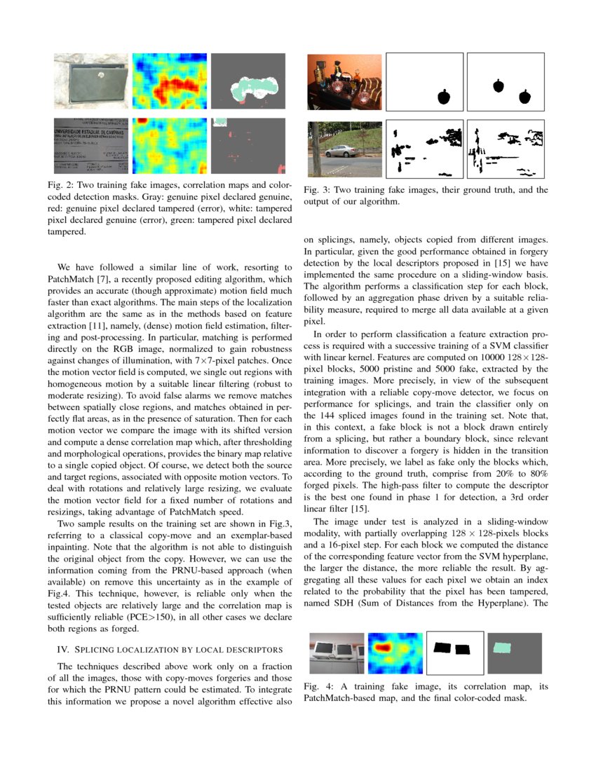 A Novel Framework For Image Forgery Localization Deepai