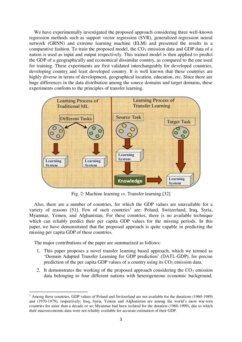 A Novel GDP Prediction Technique based on Transfer Learning using CO2 ...
