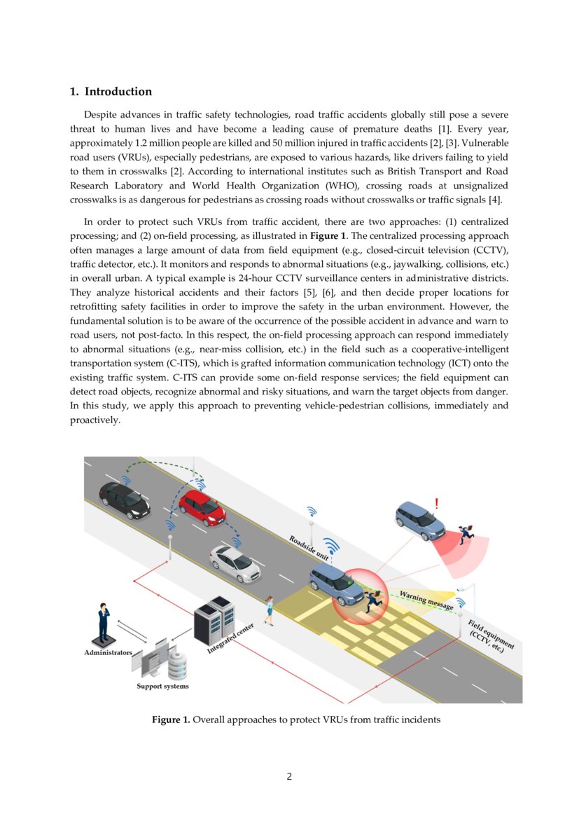 A Novel Method Of Predictive Collision Risk Area Estimation For Proactive Pedestrian Accident