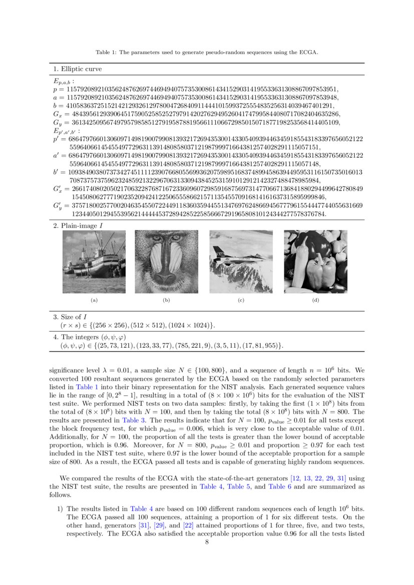 A Novel Pseudo Random Number Generator Based On Multi Objective Optimization For Image