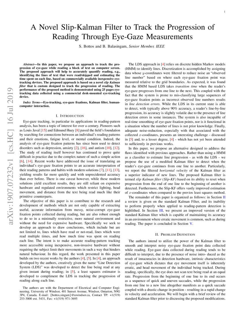 A Novel Slip-Kalman Filter to Track the Progression of Reading Through ...