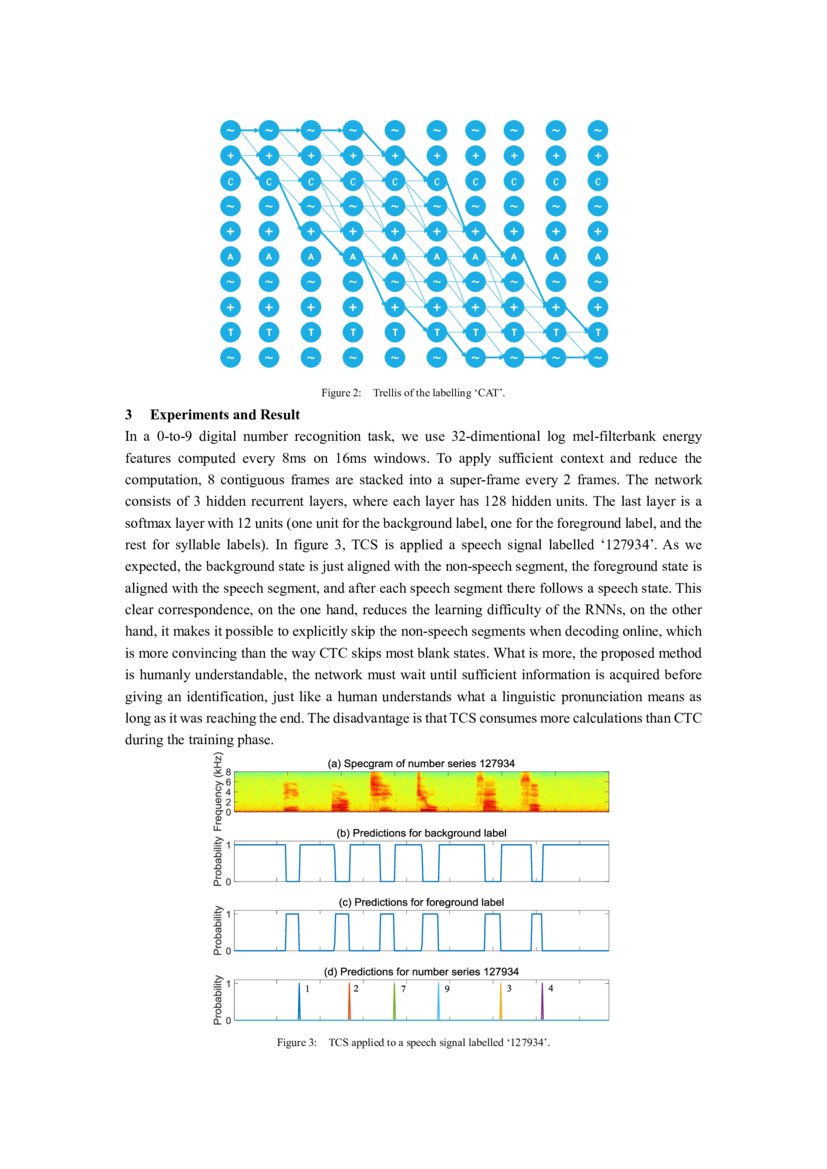 A Novel Topology For End To End Temporal Classification And