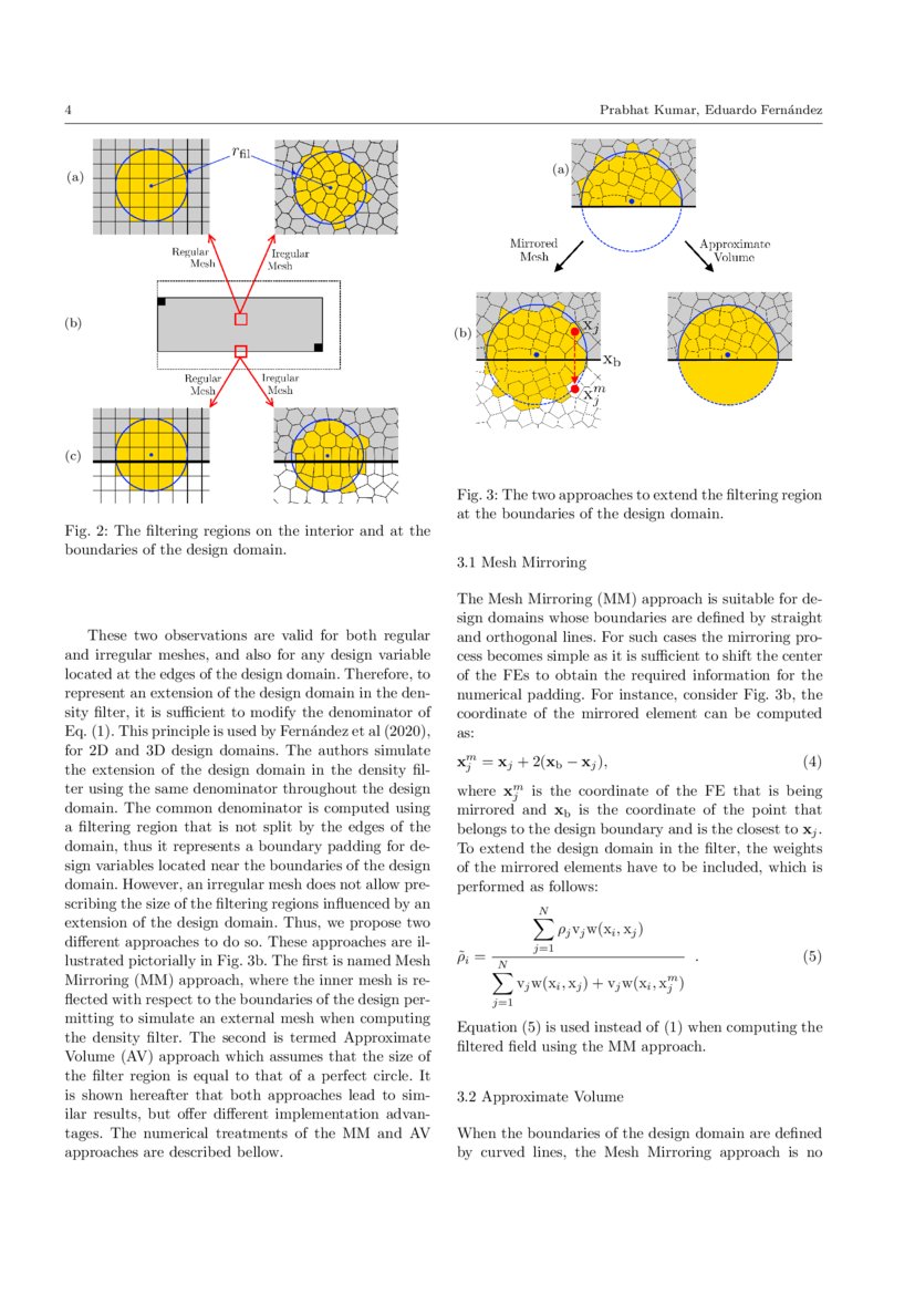 A numerical scheme for filter boundary conditions in topology ...