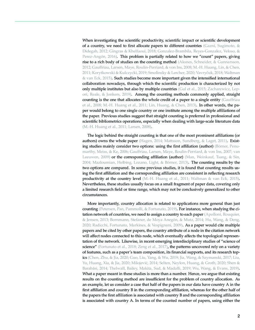 A paper's corresponding affiliation and first affiliation are ...