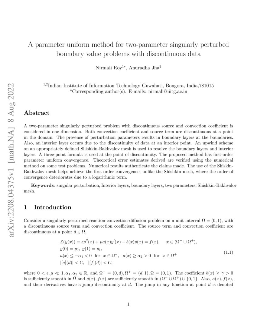 A Parameter Uniform Method For Two Parameter Singularly Perturbed Boundary Value Problems With