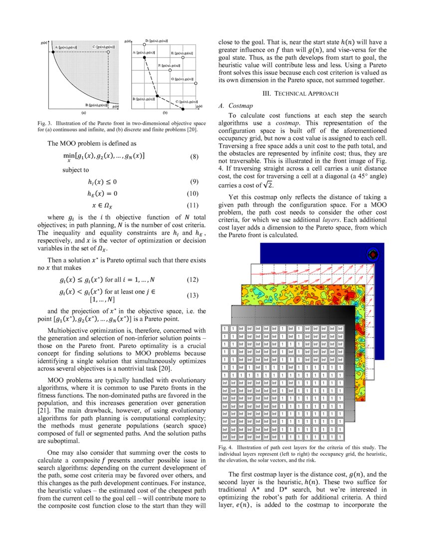 A Pareto Optimal D Search Algorithm For Multiobjective Path Planning