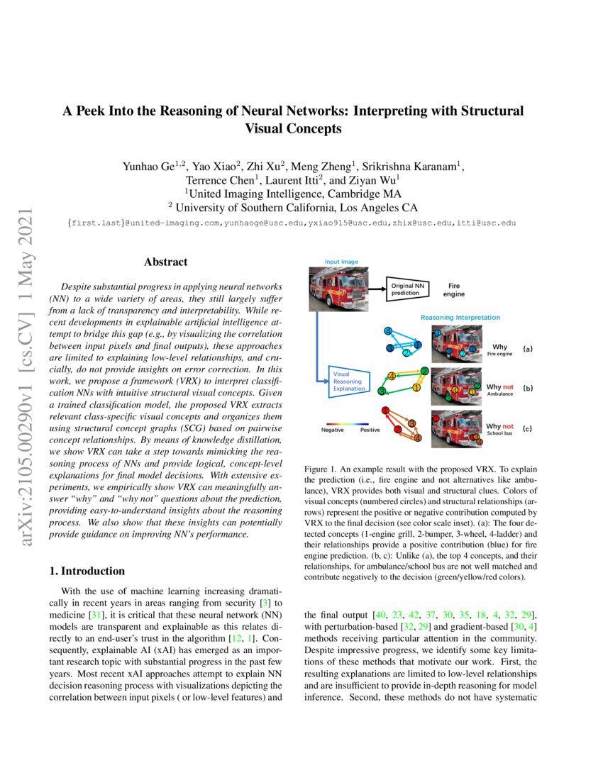 A Peek Into The Reasoning Of Neural Networks Interpreting With Structural Visual Concepts Deepai