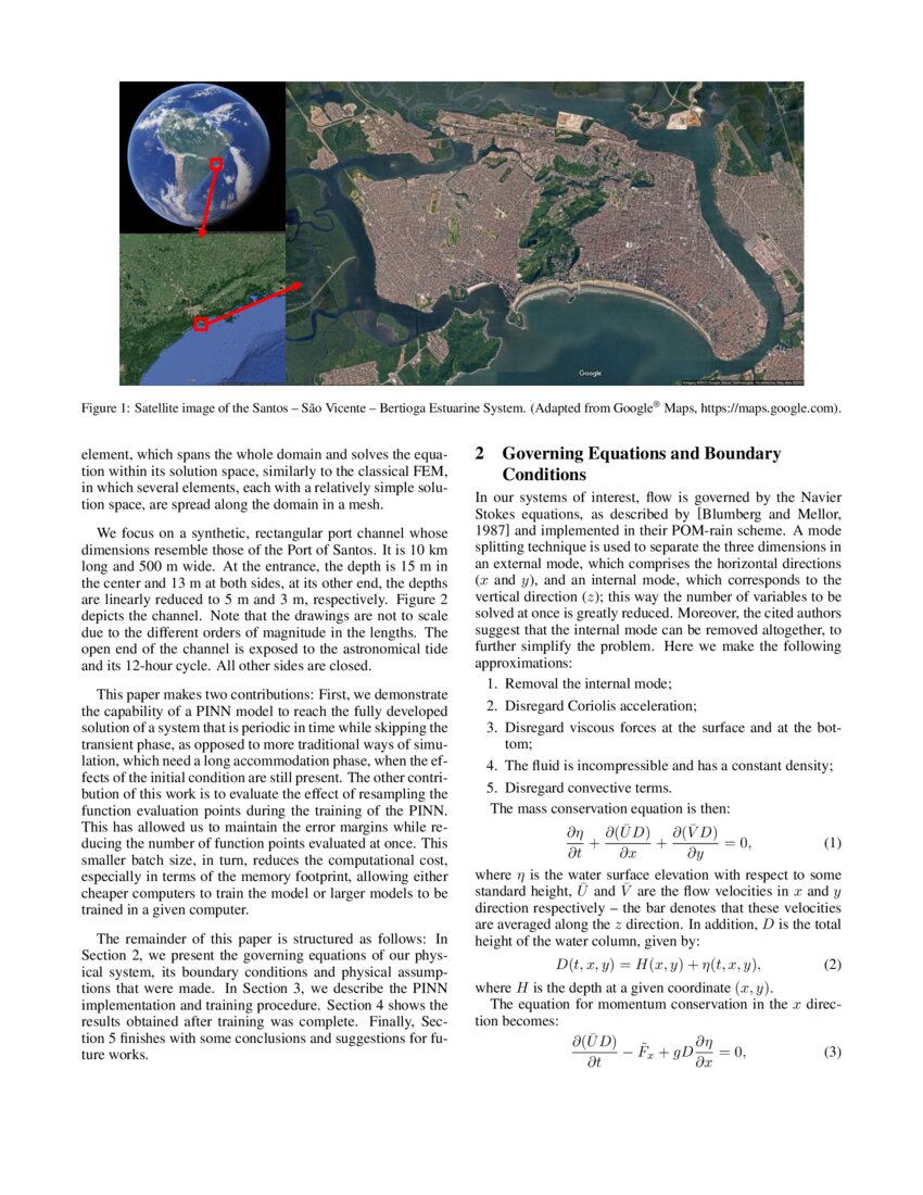 A Physics-Informed Neural Network to Model Port Channels | DeepAI