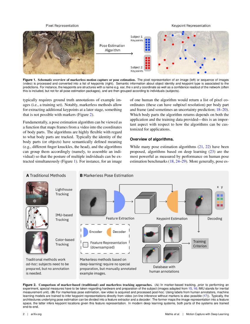 A Primer on Motion Capture with Deep Learning: Principles, Pitfalls and ...