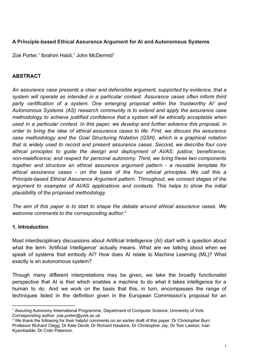 A Principle-based Ethical Assurance Argument for AI and Autonomous ...