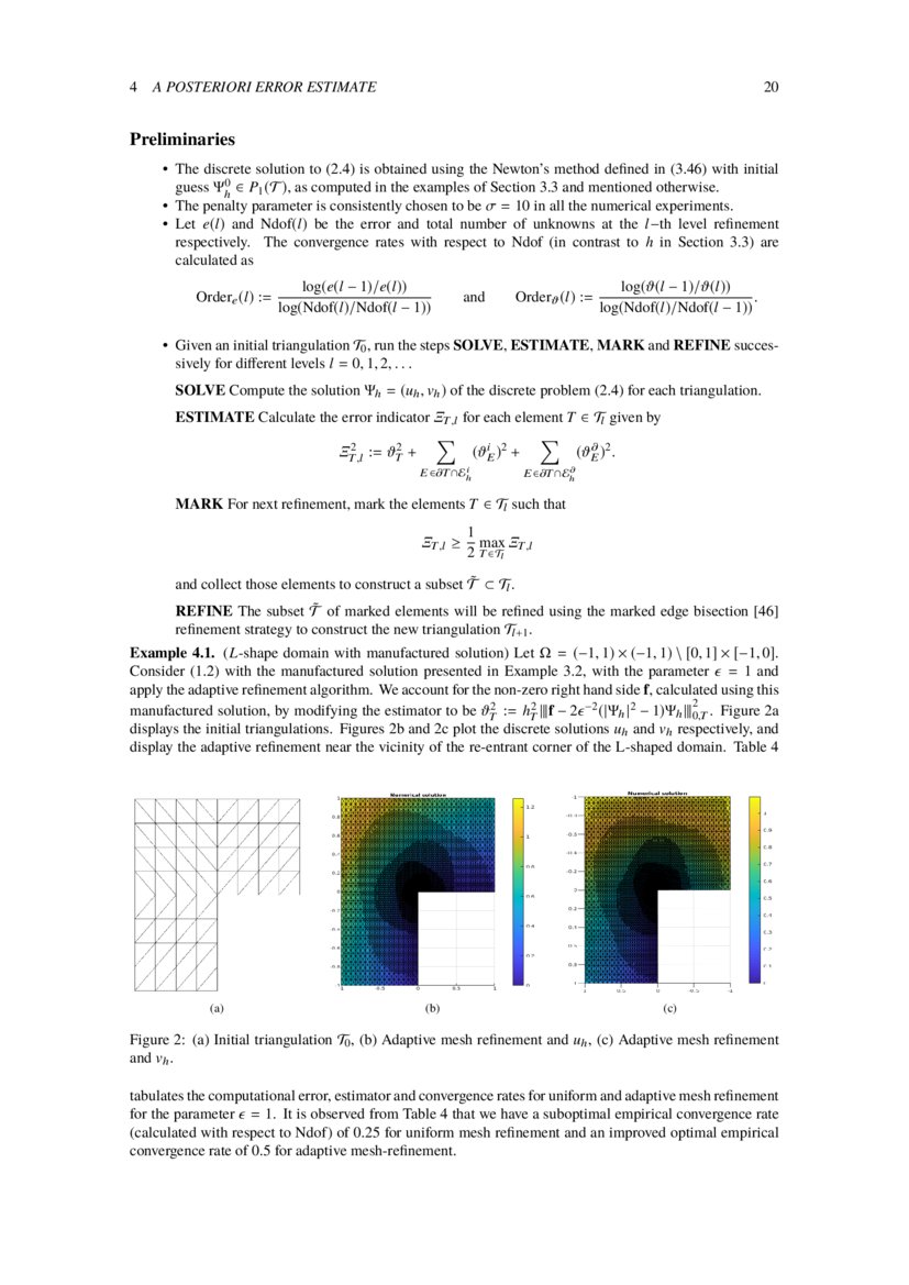 A Priori And A Posteriori Error Analysis For The Nitsches Method Of A