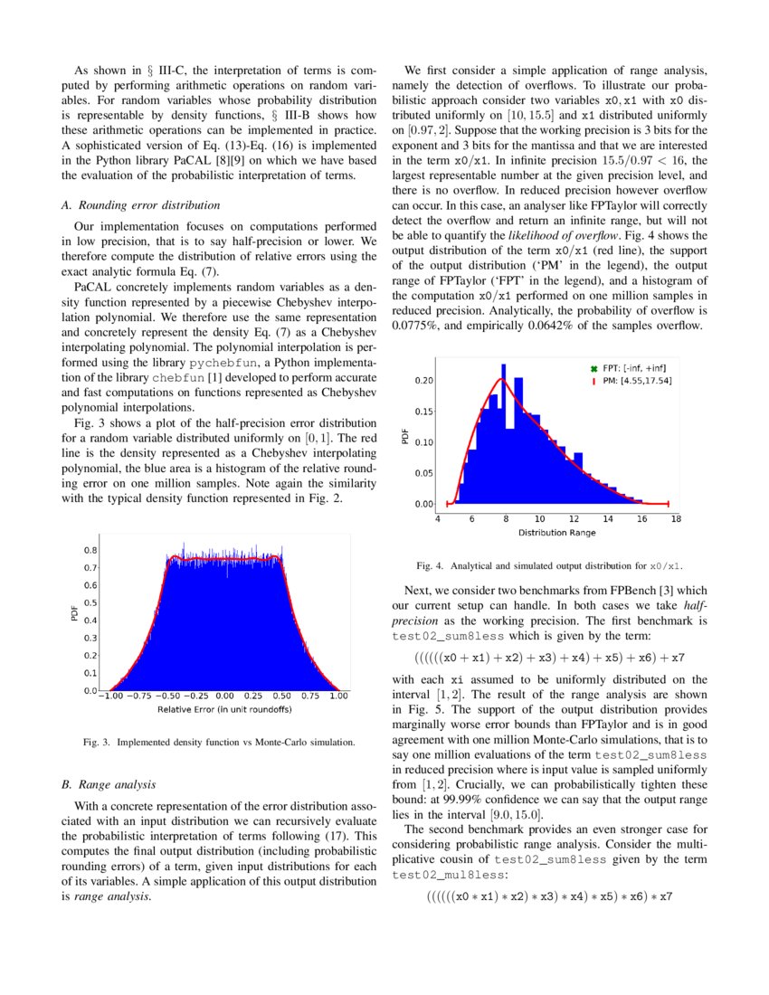 A Probabilistic Approach to Floating Point Arithmetic | DeepAI A Probabilistic Approach to Floating Point Arithmetic | DeepAI