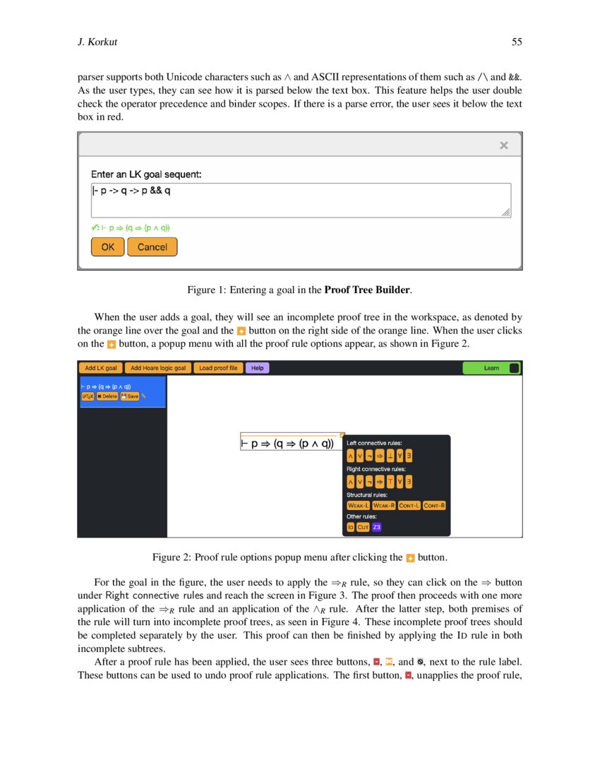 A Proof Tree Builder for Sequent Calculus and Hoare Logic | DeepAI