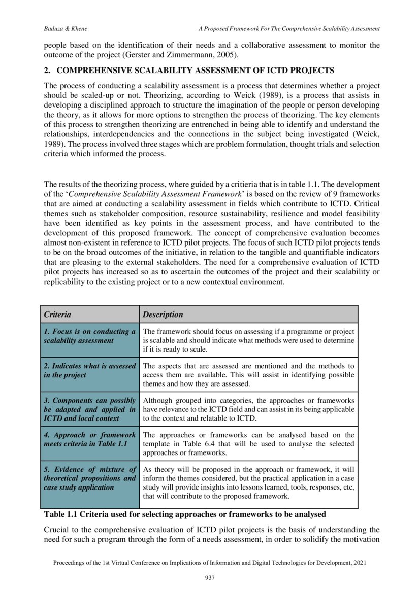 A Proposed Framework for the Comprehensive Scalability Assessment of ...