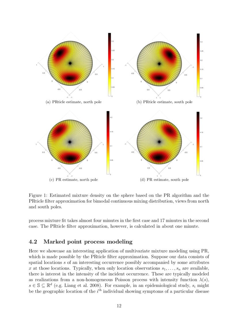 A Prticle Filter Algorithm For Nonparametric Estimation Of Multivariate