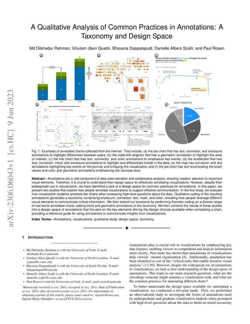 A Qualitative Analysis of Common Practices in Annotations: A Taxonomy and Design Space | DeepAI