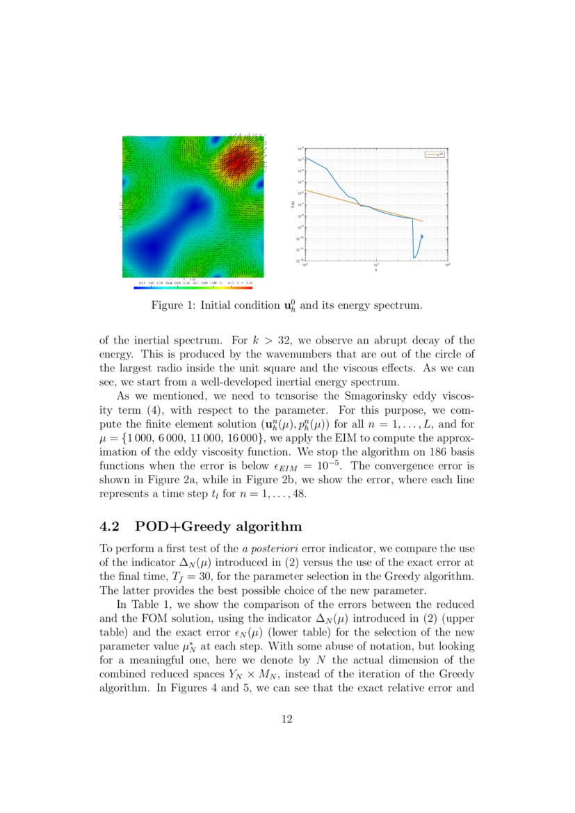 A Reduced Basis Les Turbulence Model Based Upon Kolmogorov S Equilibrium Turbulence Theory Deepai