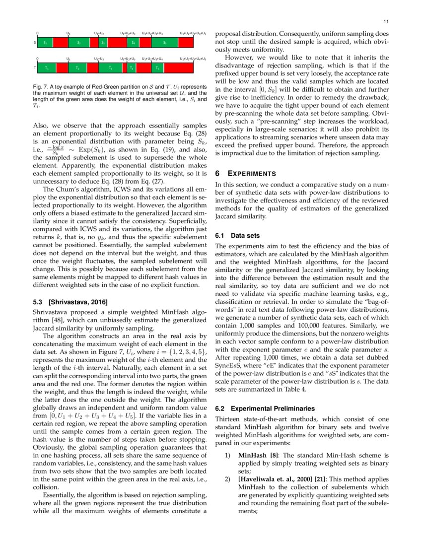 A Review For Weighted Minhash Algorithms Deepai 1468