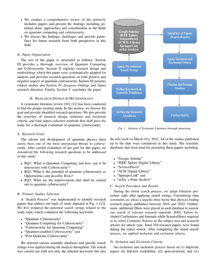 A Review Of Quantum Cybersecurity Threats Risks And Opportunities Deepai