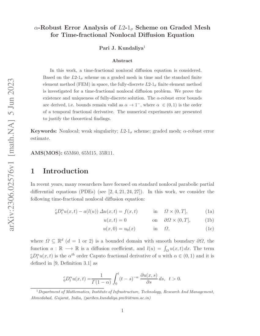α Robust Error Analysis Of L2 1 σ Scheme On Graded Mesh For Time Fractional Nonlocal Diffusion
