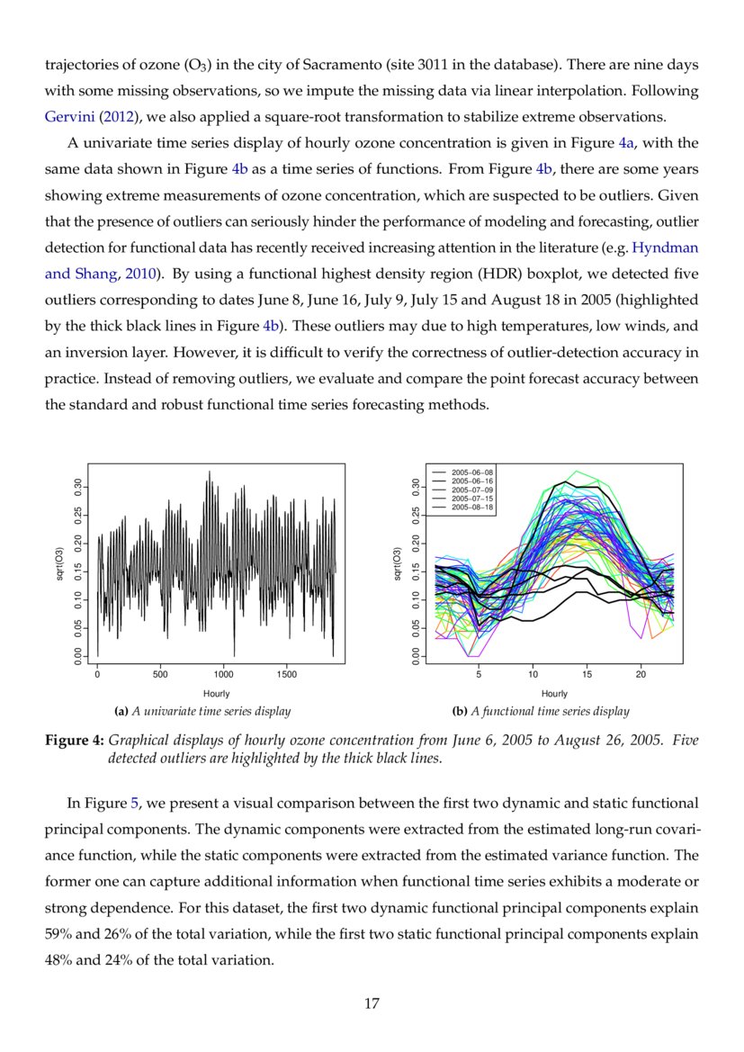 A Robust Functional Time Series Forecasting Method Deepai