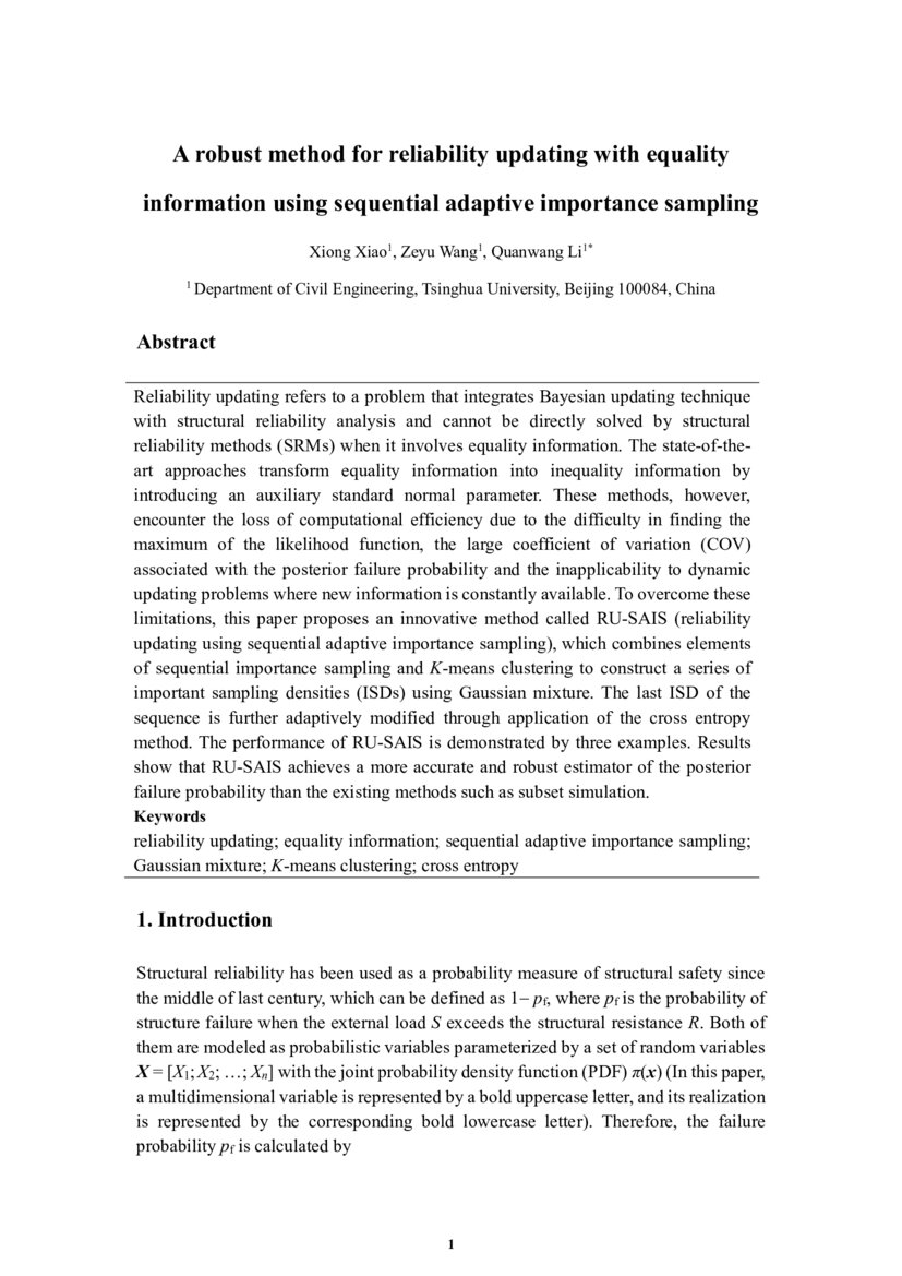 A Robust Method For Reliability Updating With Equality Information Using Sequential Adaptive