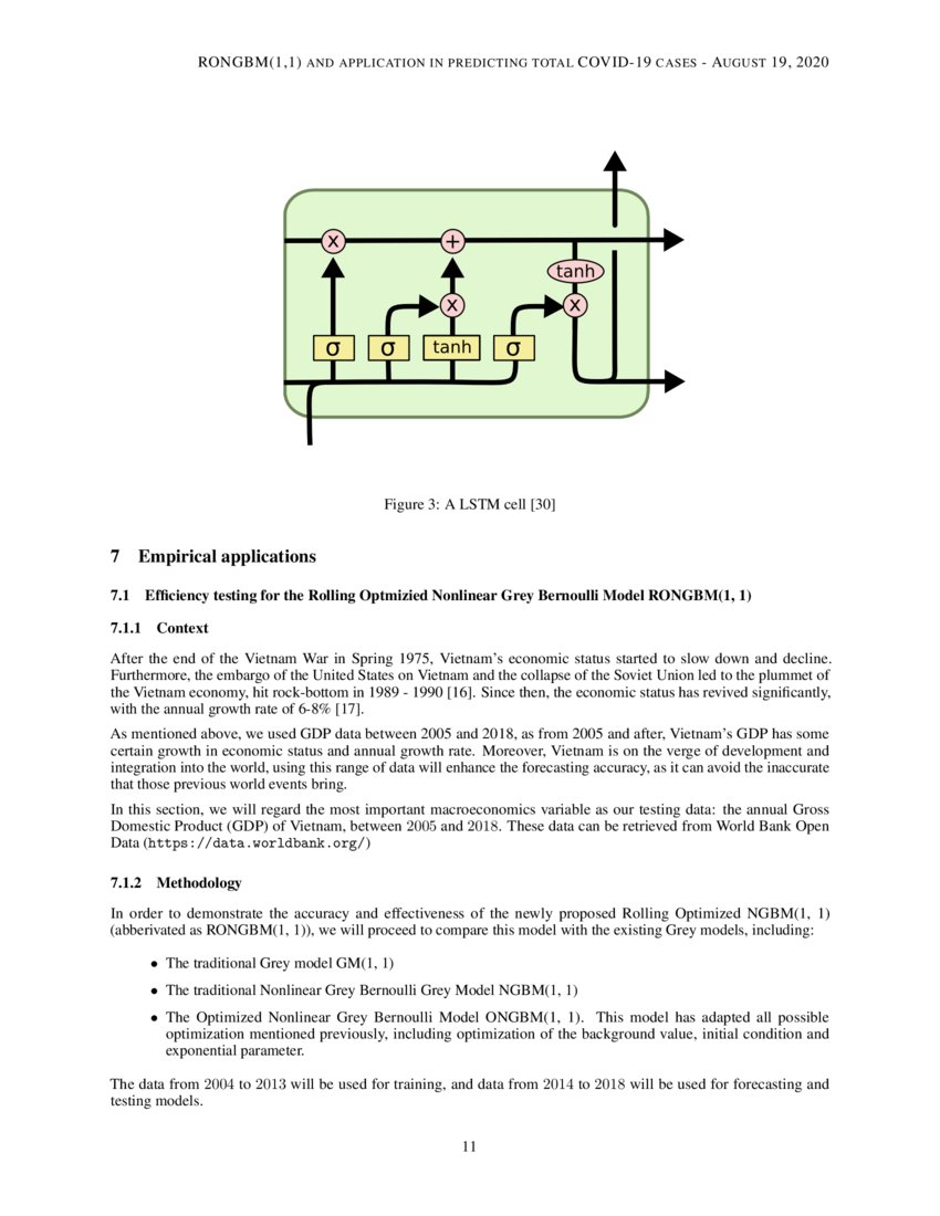 A Rolling Optimized Nonlinear Grey Bernoulli Model Rongbm 1 1 And