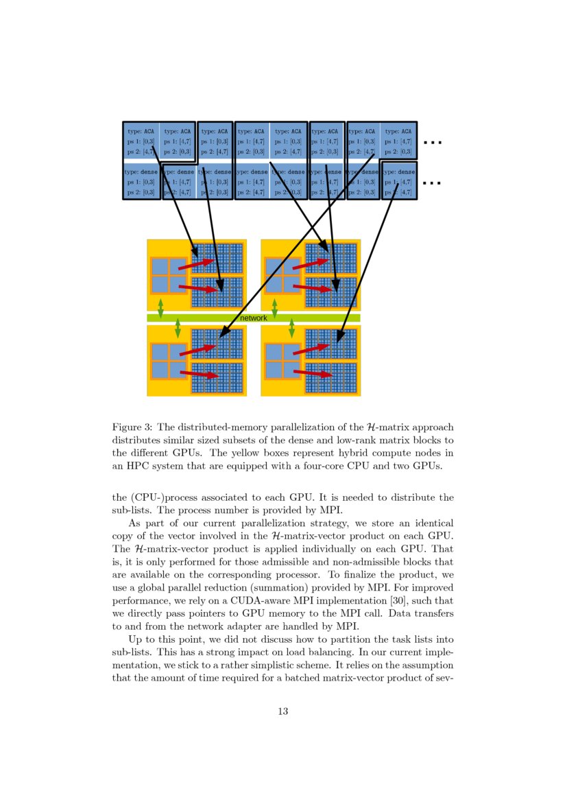 A scalable H-matrix approach for the solution of boundary integral equations on multi-GPU ...