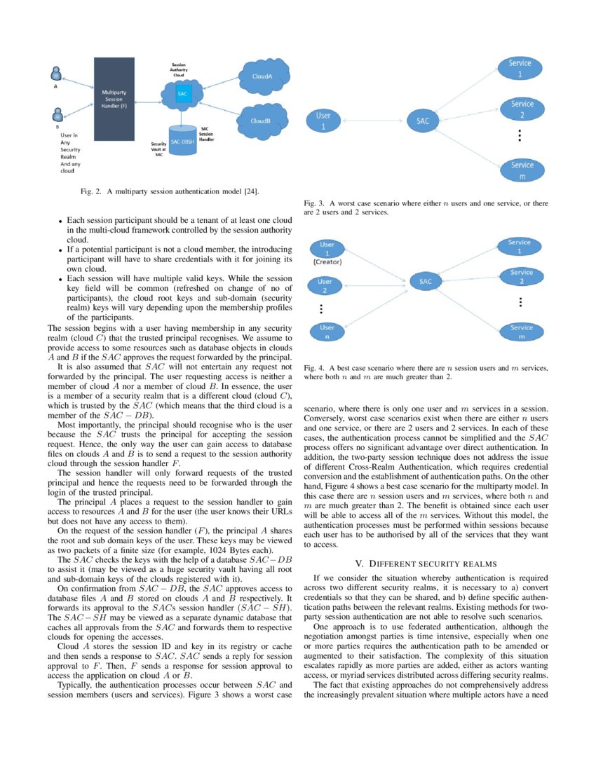 A Scalable Model for Secure Multiparty Authentication | DeepAI