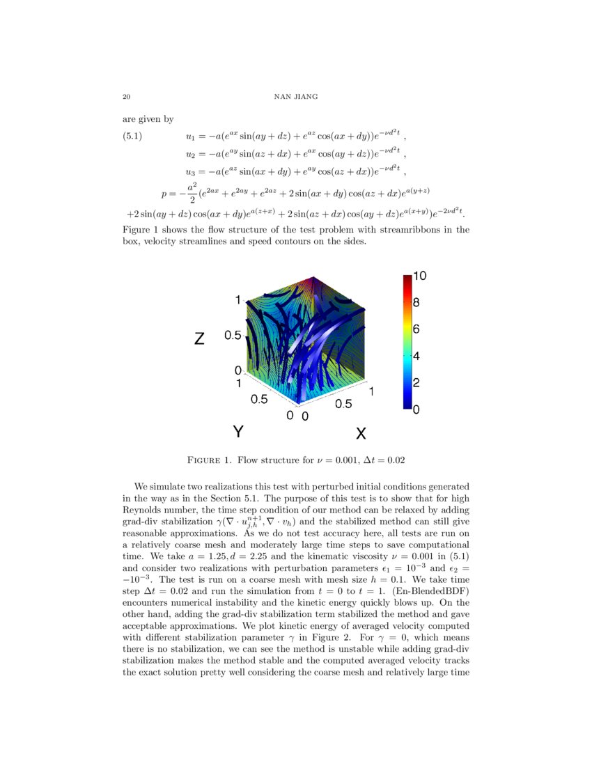 A second order ensemble method based on a blended BDF timestepping scheme for time dependent ...