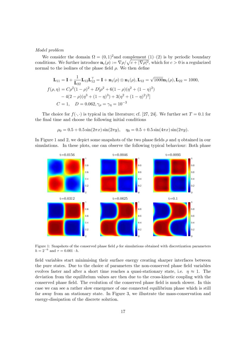 A Second Order Structure Preserving Discretization For The Cahn