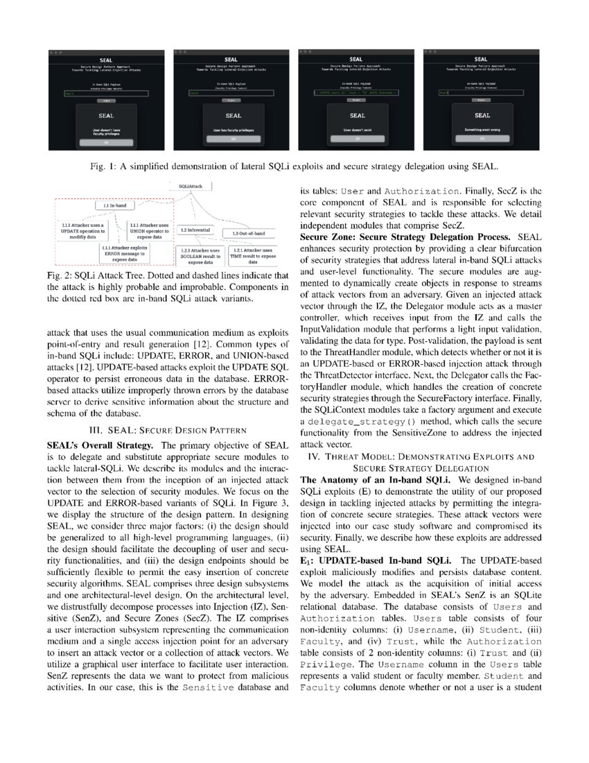 A Secure Design Pattern Approach Toward Tackling Lateral Injection