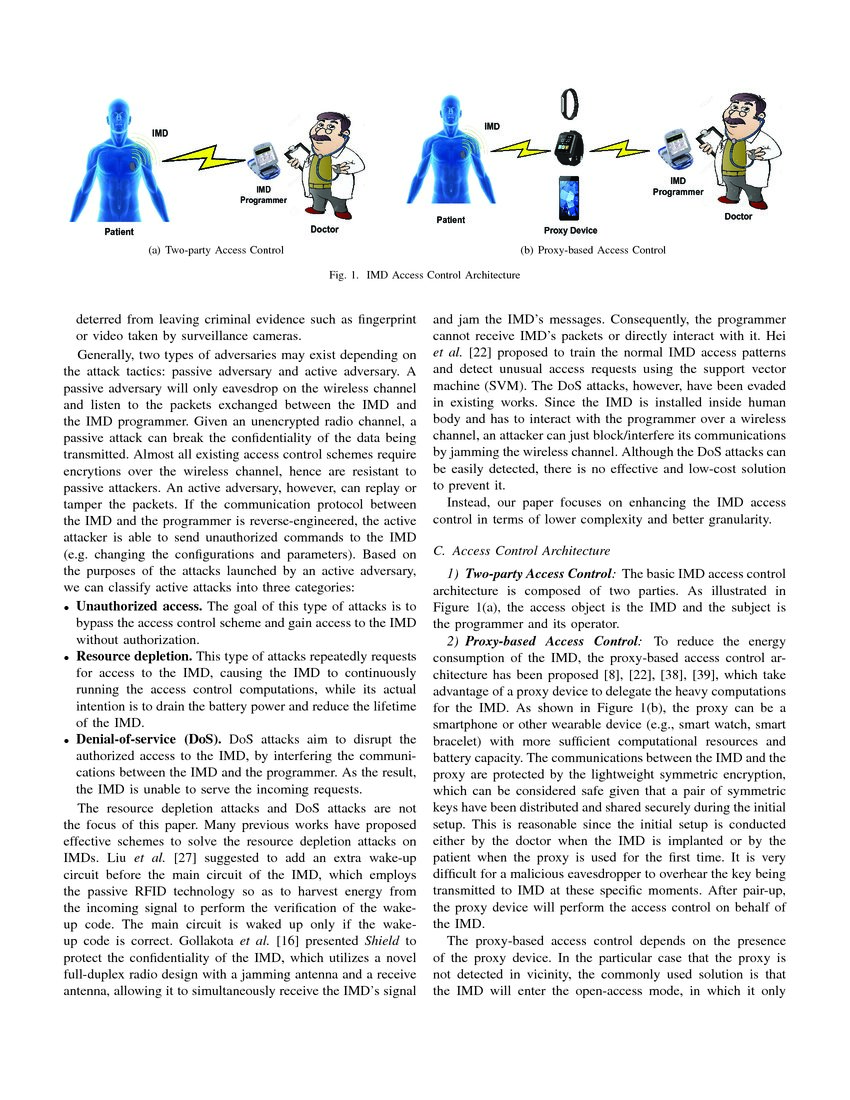 A Secure Proxy-based Access Control Scheme for Implantable Medical Devices | DeepAI