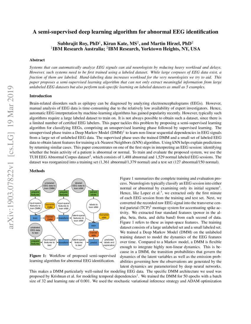 A semi-supervised deep learning algorithm for abnormal EEG identification | DeepAI