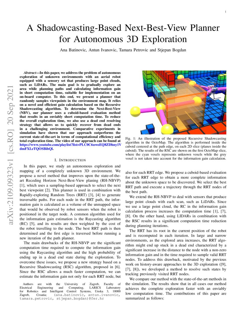 A Shadowcasting-Based Next-Best-View Planner for Autonomous 3D ...